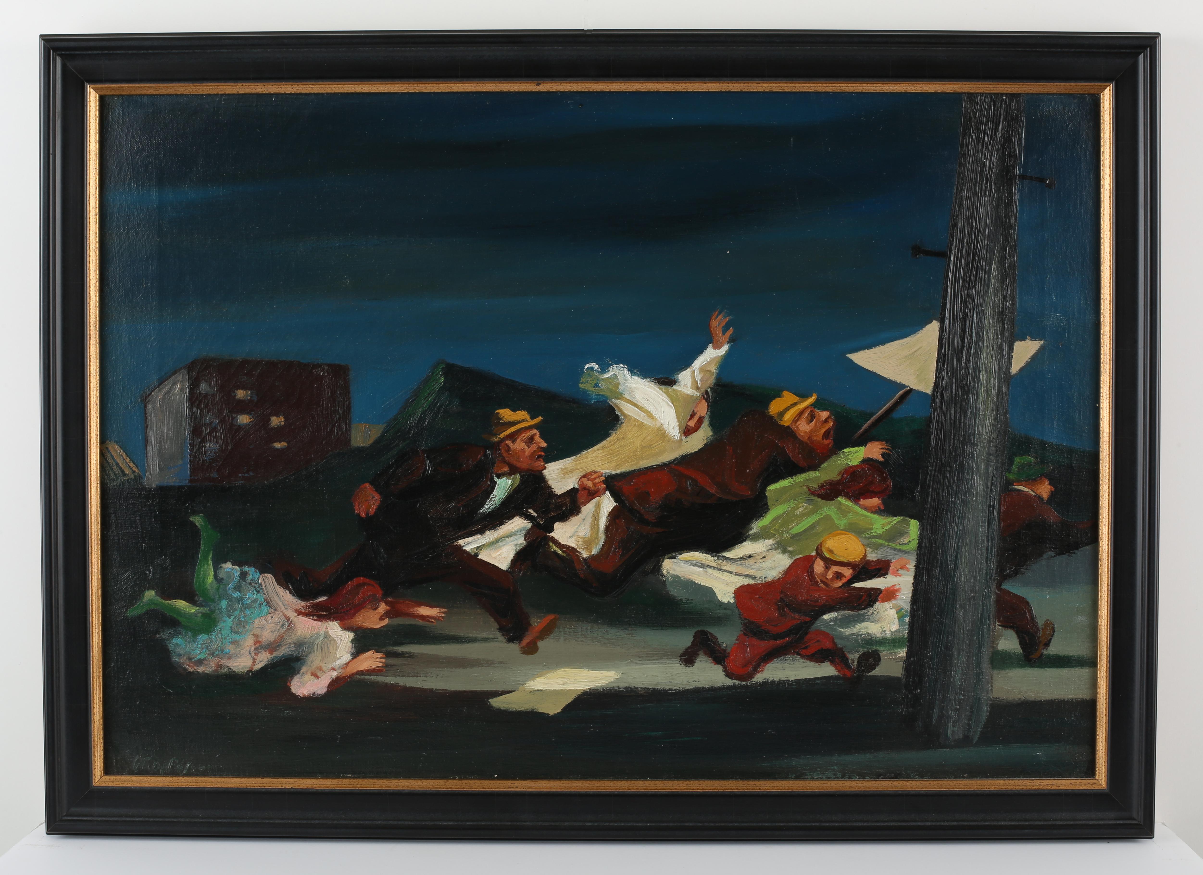 William Gropper - Strike WPA Depression Era Social Realism Modern Mid ...