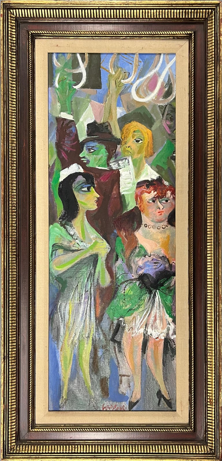 William Gropper - Rush Hour Mid 20th Century Realism Modern NYC ...