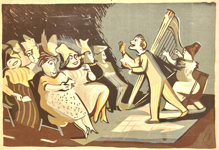 William Gropper - William Gropper, (Choral Group) For Sale at 1stDibs