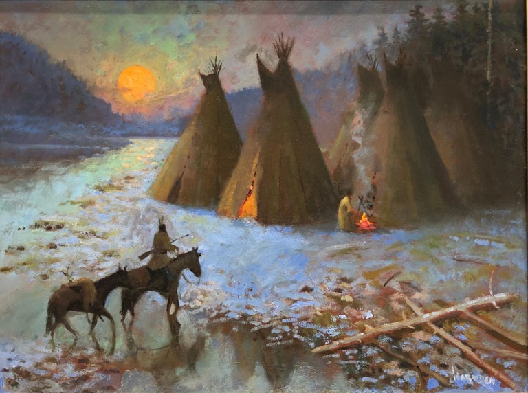 William Harnden - Coming Home at Sunset (Vendre chez soi au coucher du ...