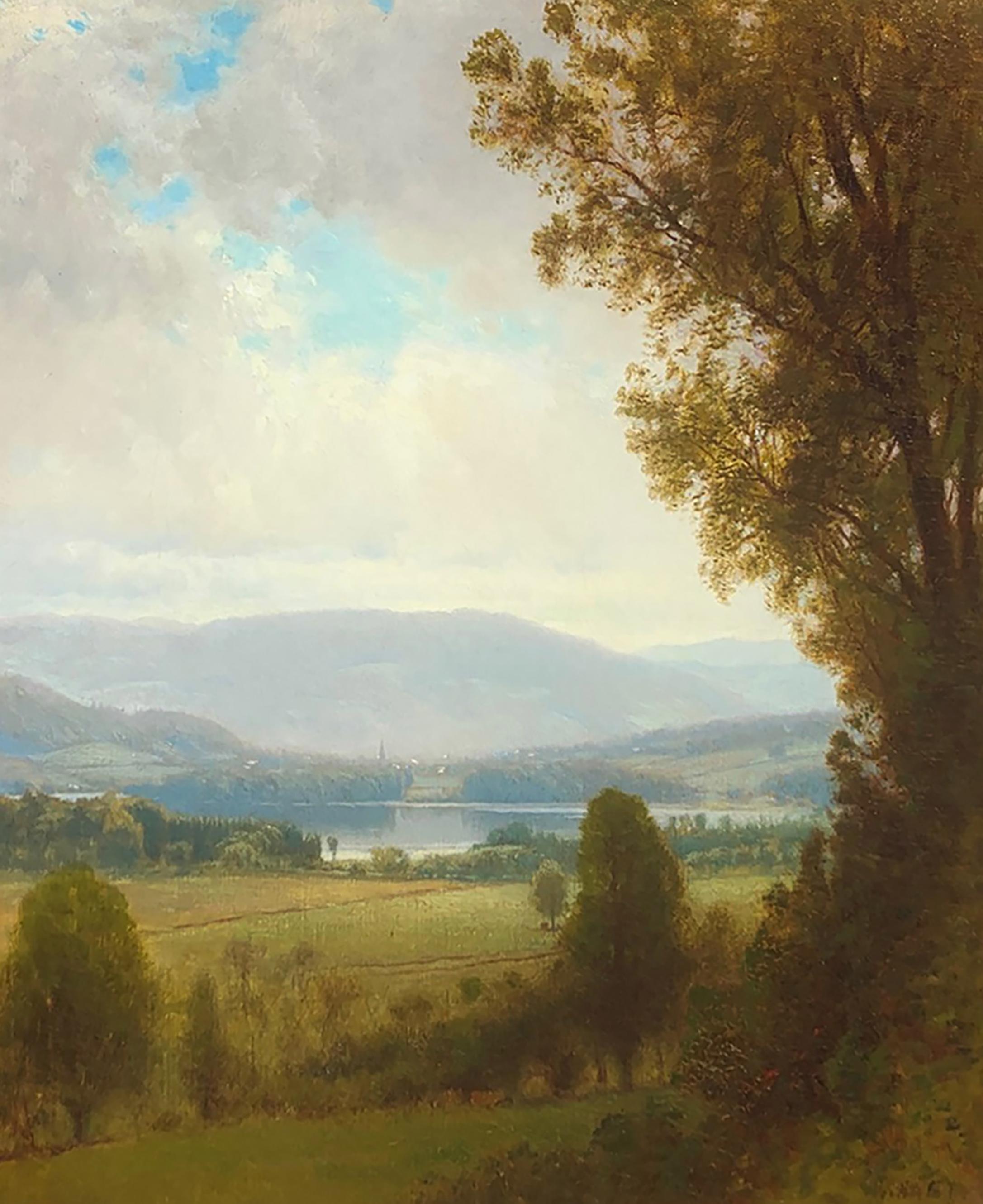 William Hart - Hudson River Landscape by William Hart (American: 1823 ...