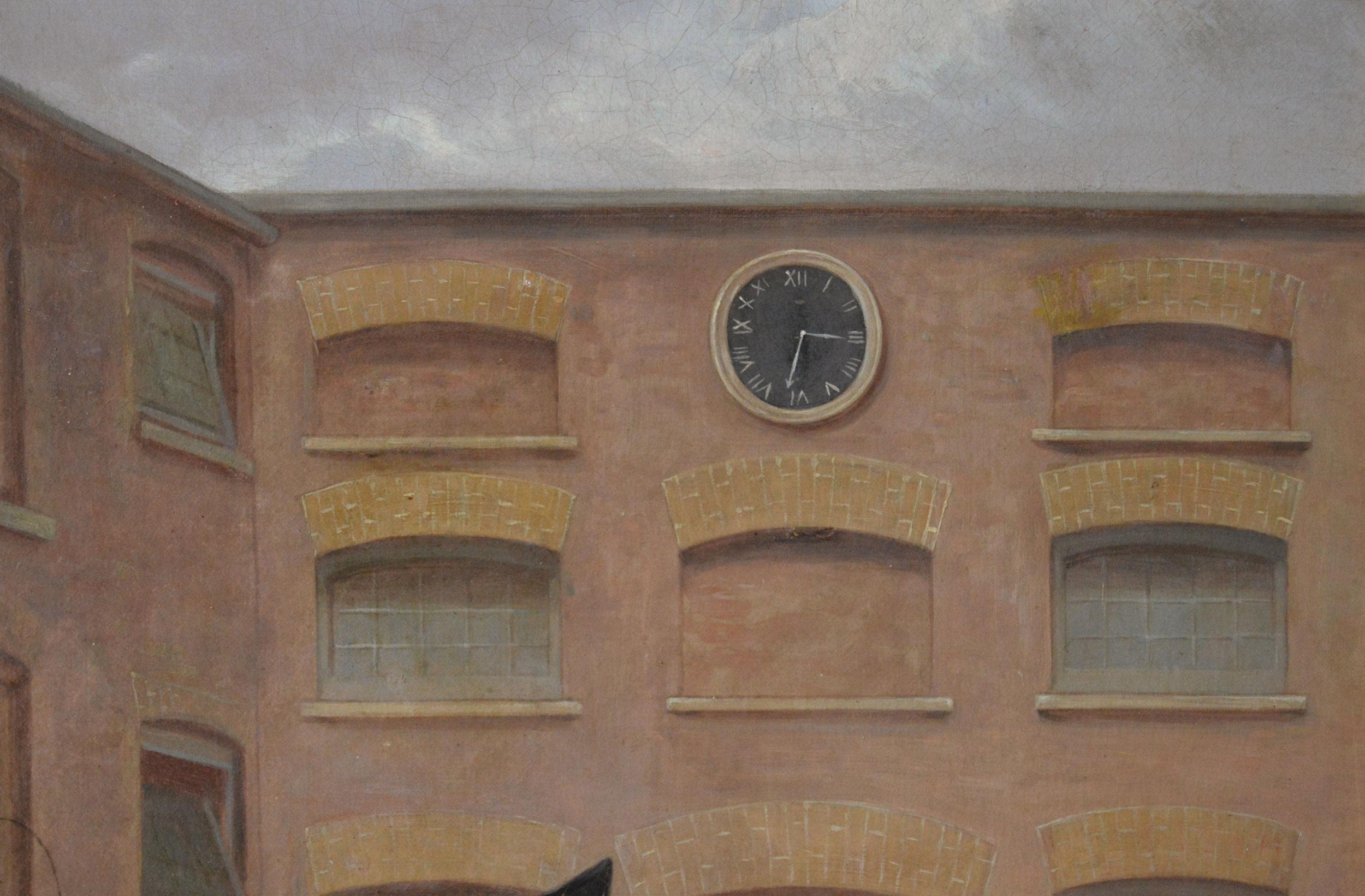 William Henry Davis - 19th Century oil painting of a dray cart and ...