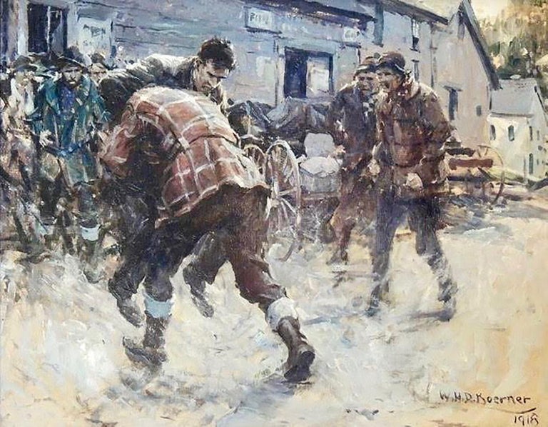 William Henry Dethlef Koerner - Good Scrap in Sawdust Town For Sale at ...