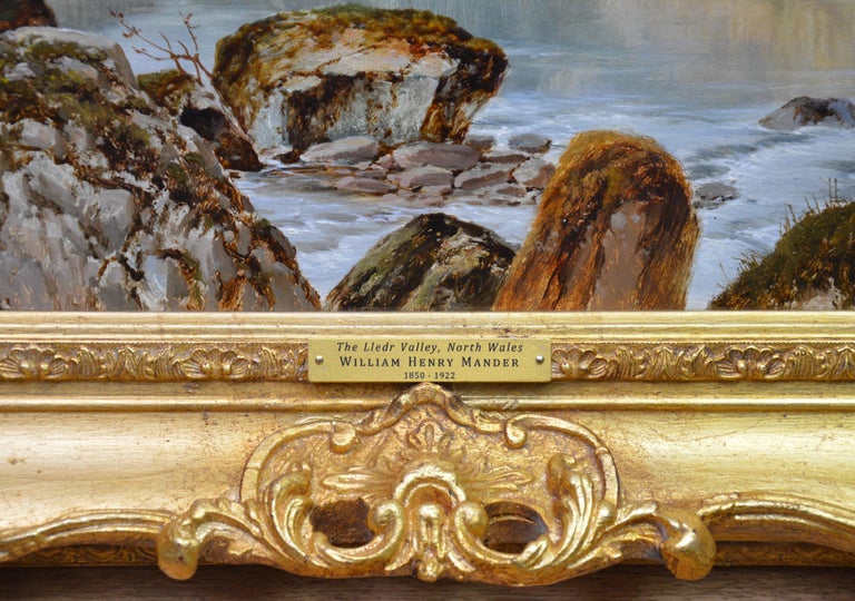 William Henry Mander - The Lledr Valley, North Wales - 19th Century ...