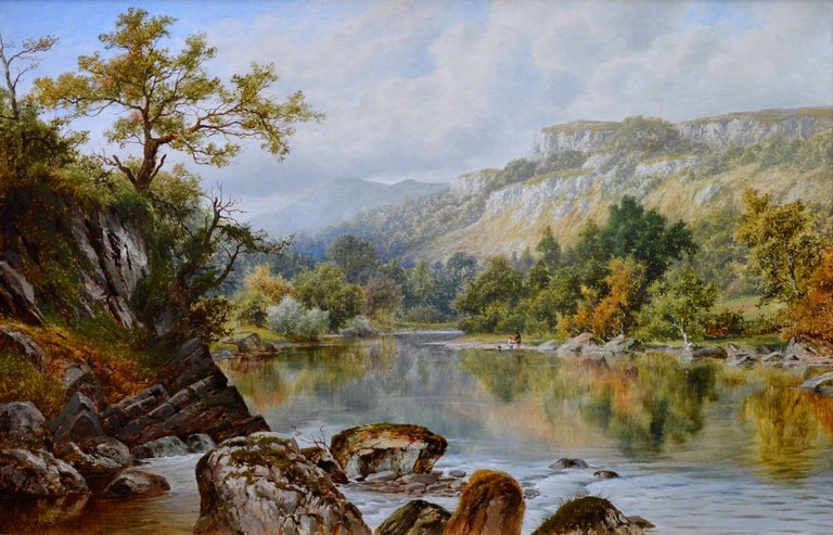 William Henry Mander - The Lledr Valley, North Wales - 19th Century ...