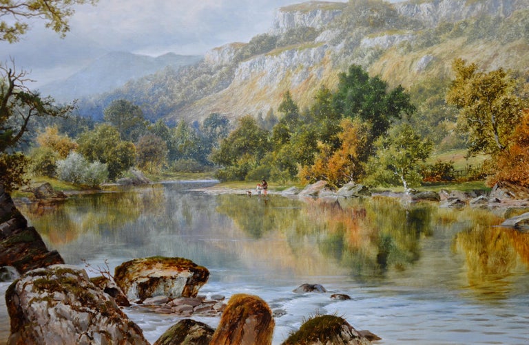 William Henry Mander - The Lledr Valley, North Wales - 19th Century ...