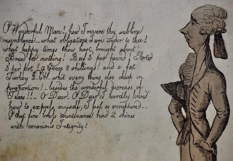 William Holland - An early 19th C. satirical etching of John Bull ...