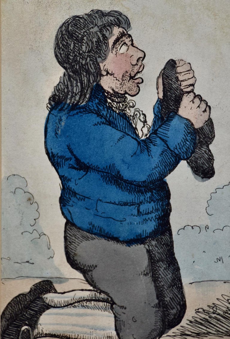 William Holland - An early 19th C. satirical etching of John Bull ...