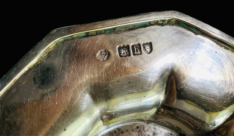 William Hutton and Sons/Joseph Rodgers &Sons Sterling Glass Butter Dish ...