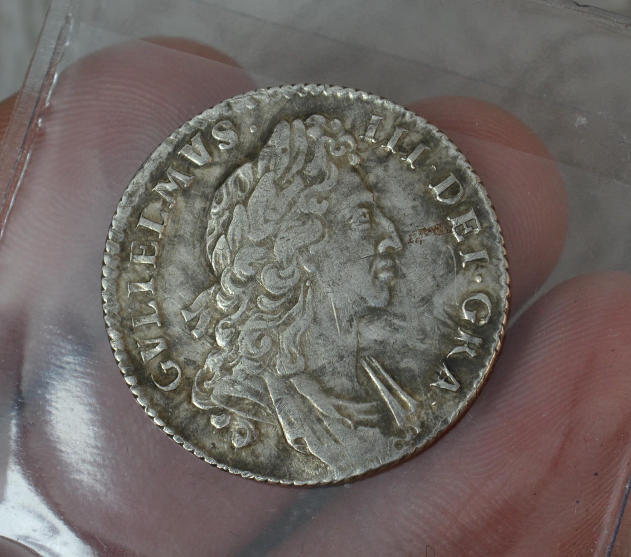 William III 1697 Original Shilling Coin Very Fine Plus Toned at 1stDibs ...
