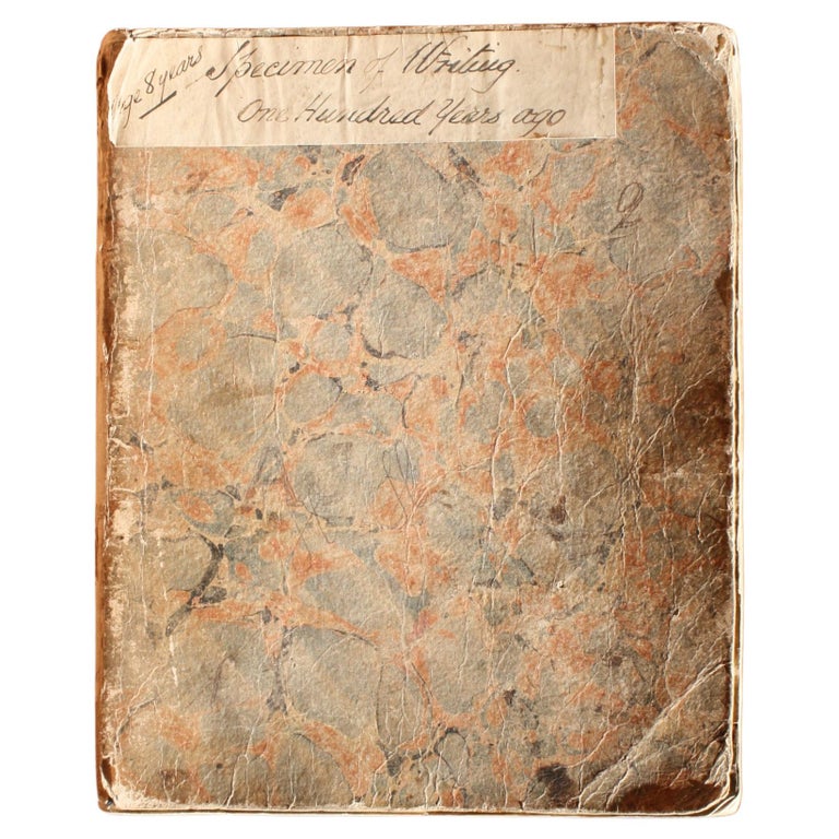 William IV Augusta Hewlett's 1835-1847 Penmanship Notebook Typography ...