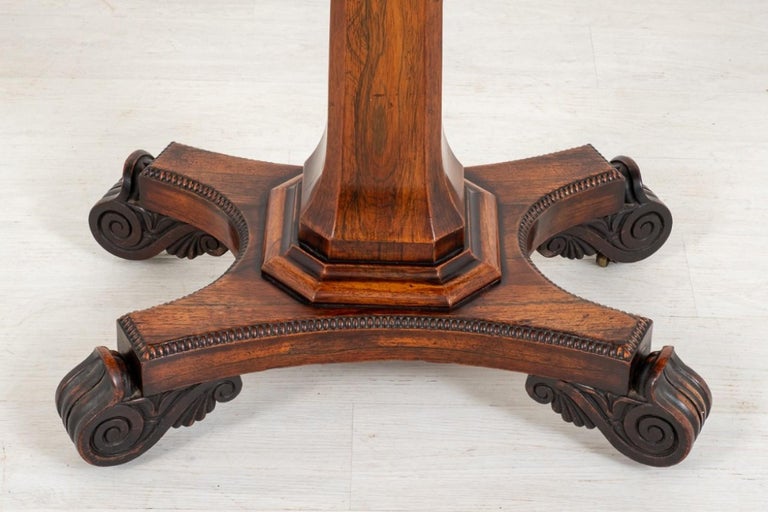 William IV Card Table, Antique Rosewood Games Tables For Sale at 1stDibs