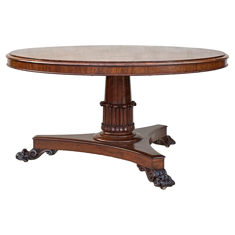 William IV Mahogany Centre Table For Sale at 1stDibs