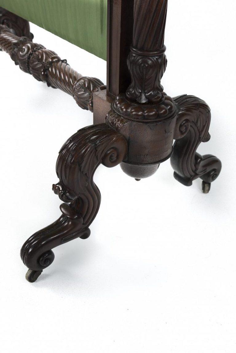 William IV Mahogany Fire-Screen Attributed to Gillows at 1stDibs | with ...