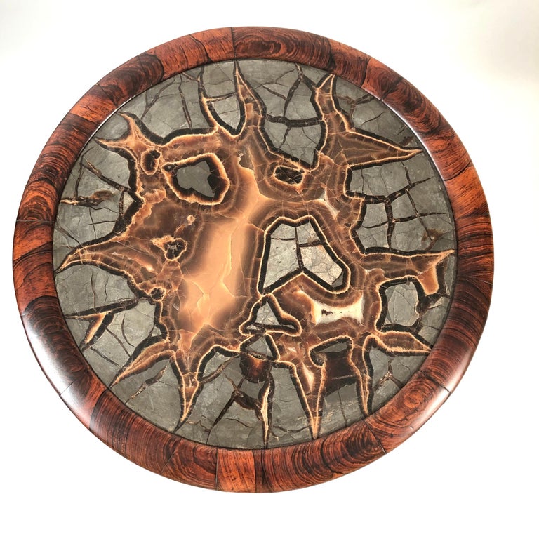 William IV Neoclassical Septarian Stone Top Table at 1stDibs