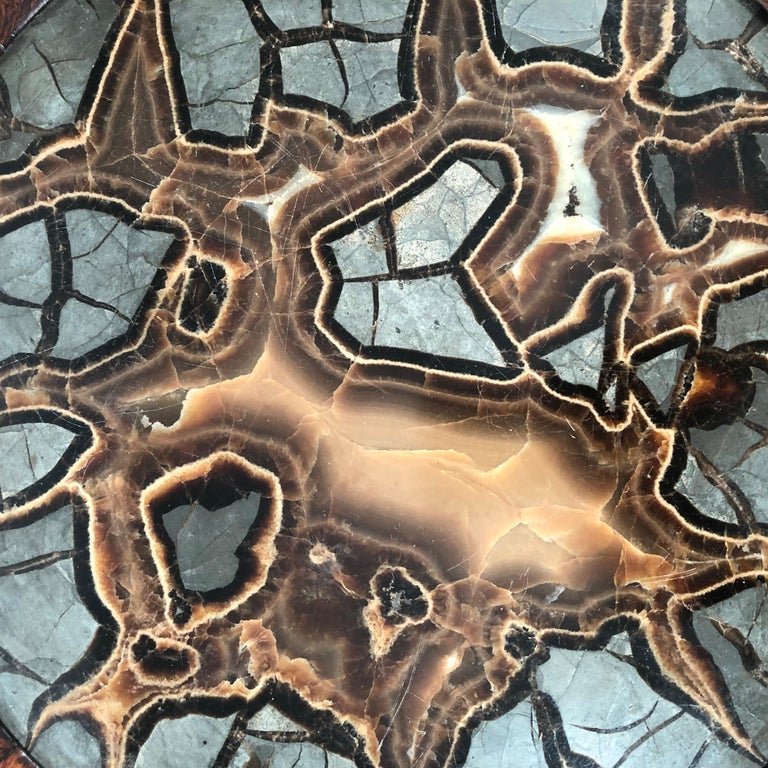 William IV Neoclassical Septarian Stone Top Table at 1stDibs