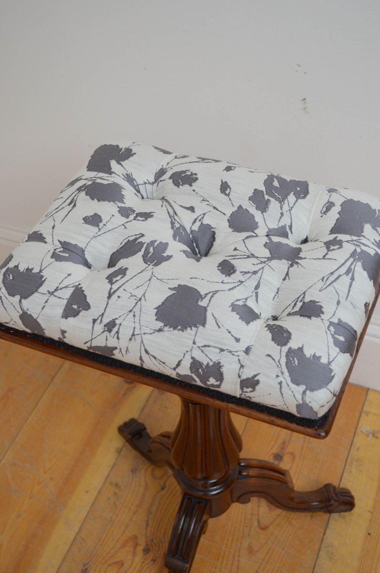 William IV Rosewood Piano Stool For Sale at 1stDibs