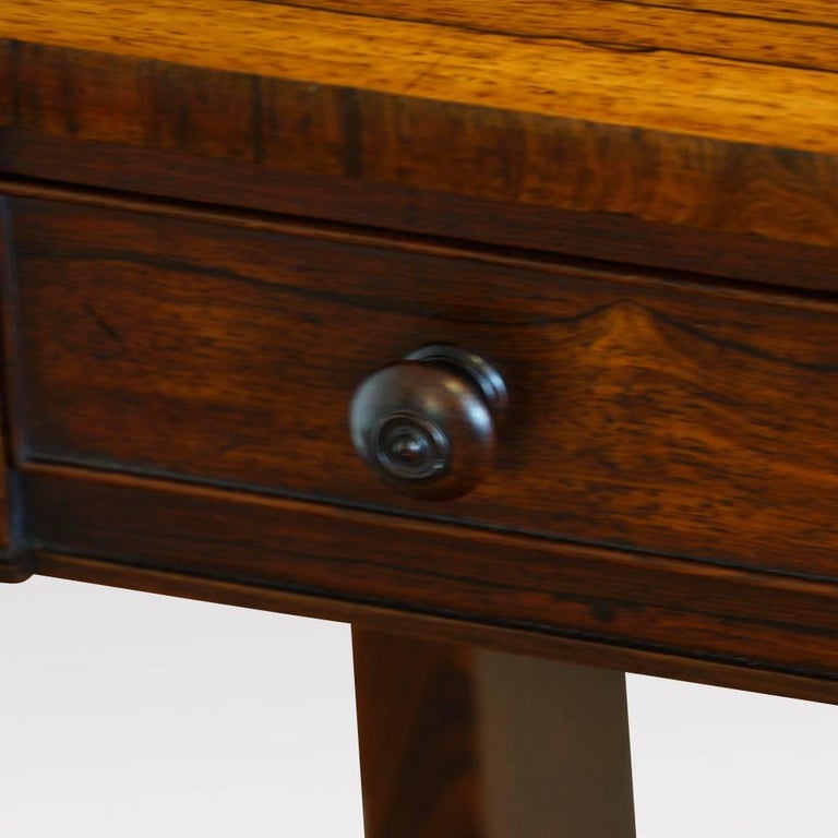 William IV Rosewood Small Library Table For Sale at 1stDibs