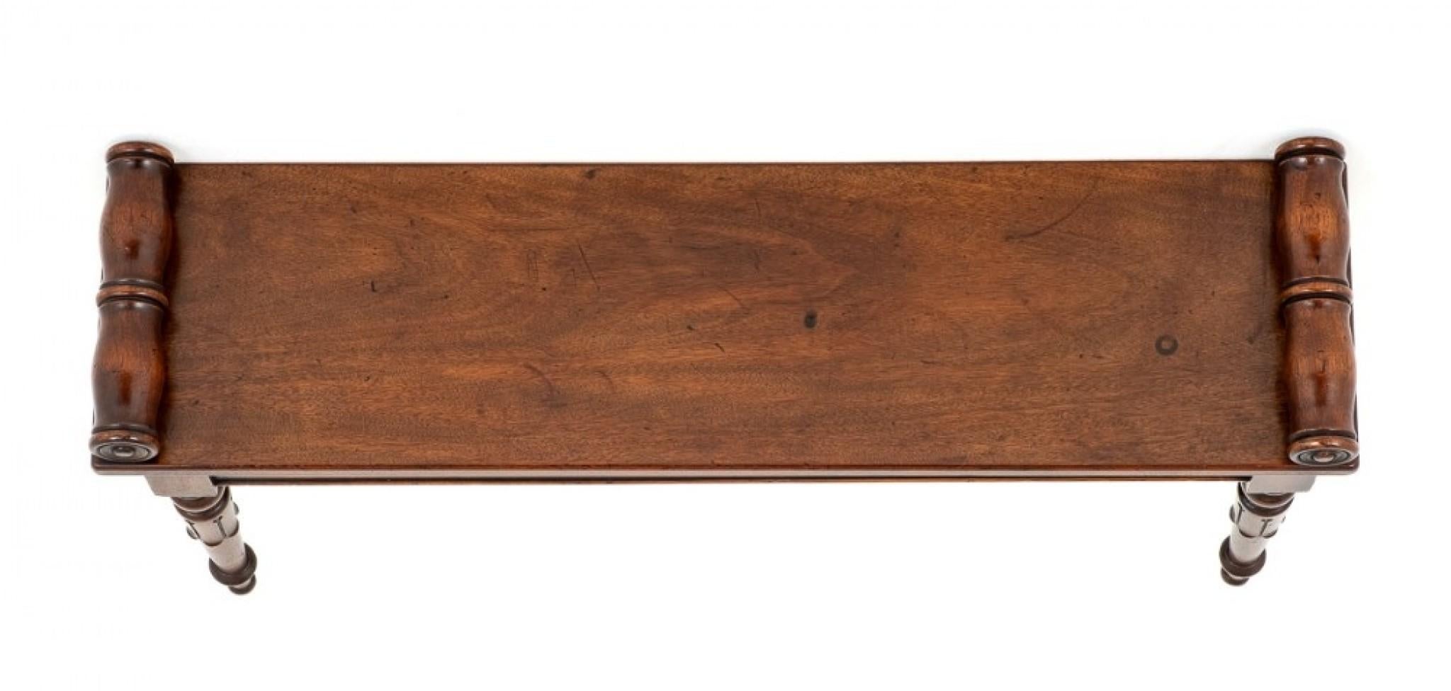 William IV Stool Window Seat Mahogany, 18th Century at 1stDibs
