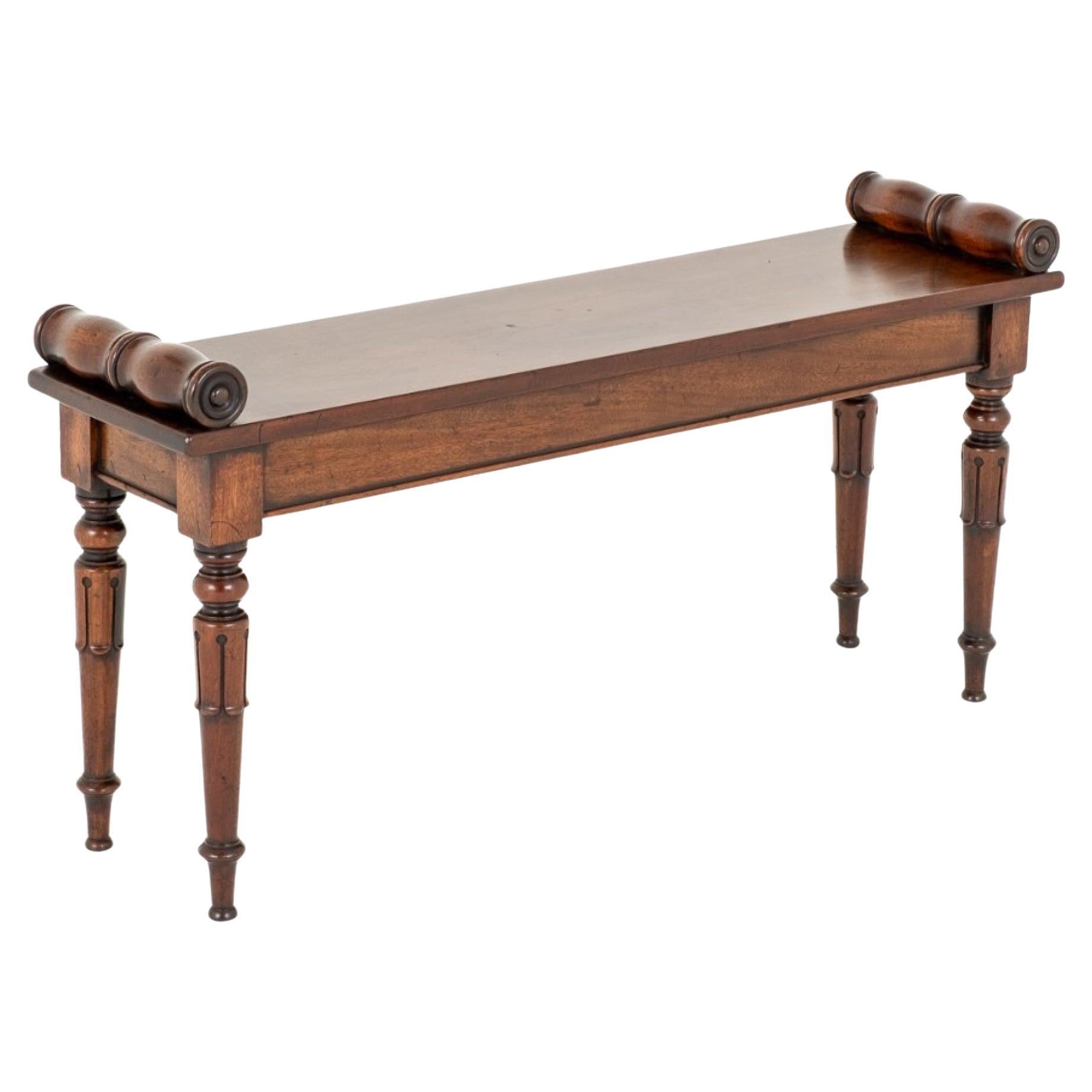 George IV Double C-Frame Mahogany Stool For Sale at 1stDibs