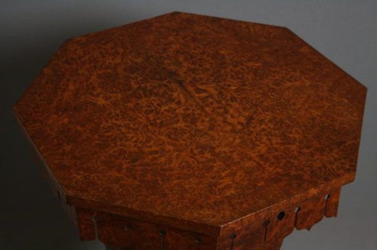 William IV Work Table, Trumpet Table For Sale at 1stDibs