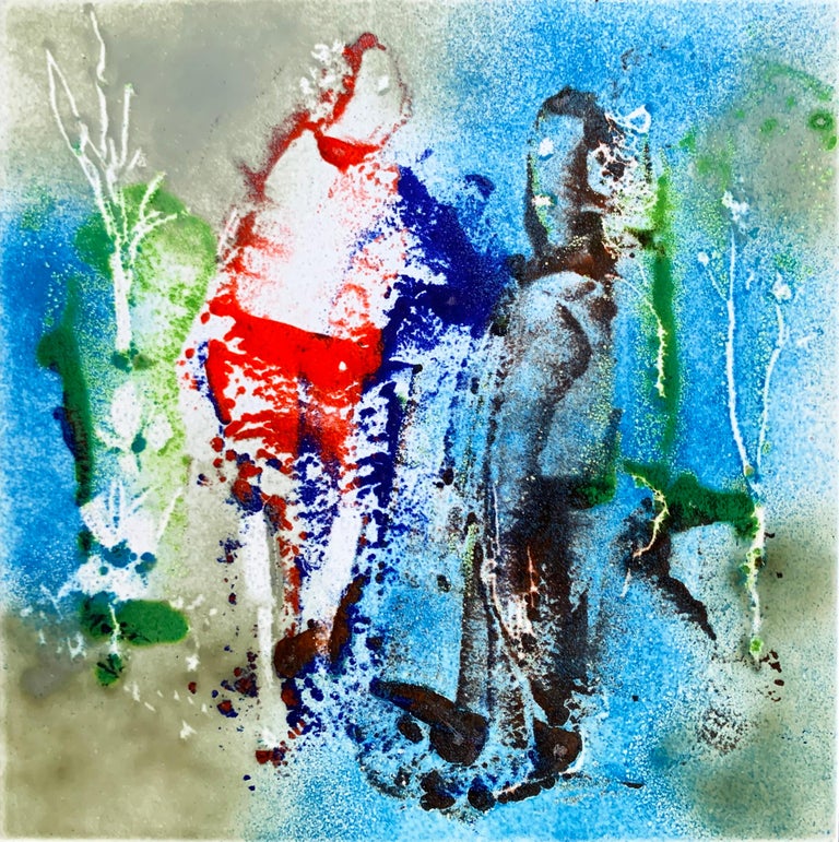 William Jacobs - William Jacobs "Untitled 8" (Two Figures), original ...