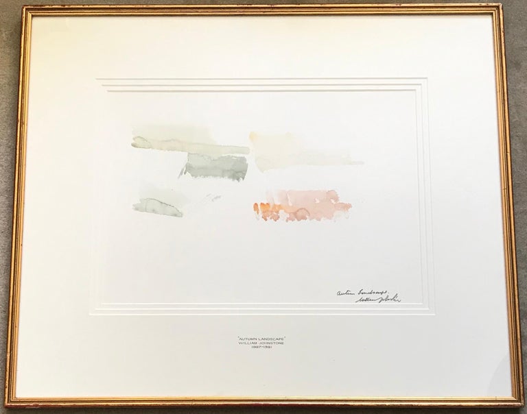 William Johnstone, Autumn Landscape, 1970 For Sale at 1stDibs