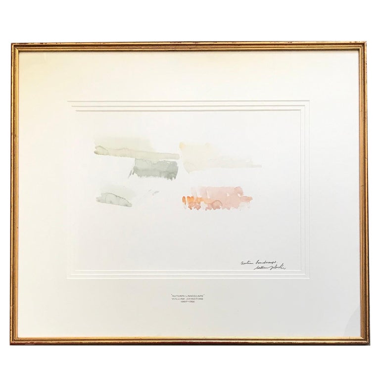 William Johnstone, Paysage d'automne, 1970 En vente sur 1stDibs