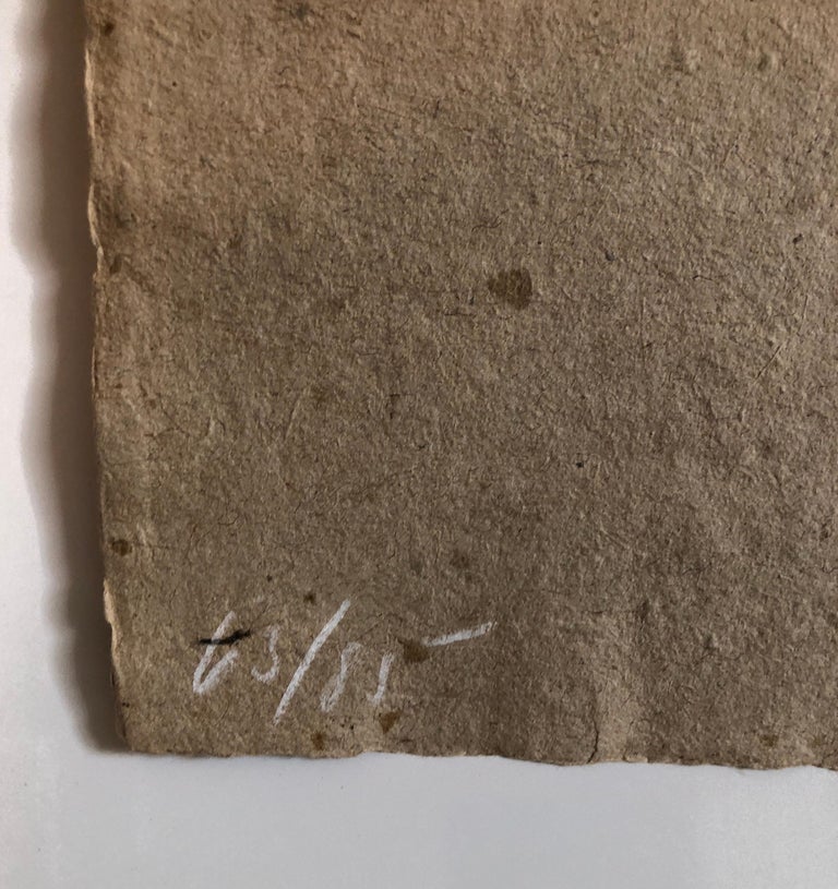 William Katz - Ampersand (&) Abstract Geometric Silkscreen on Handmade ...