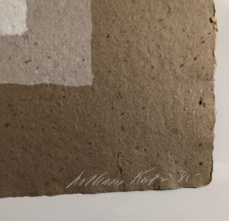 William Katz - Ampersand (&) Abstract Geometric Silkscreen on Handmade ...