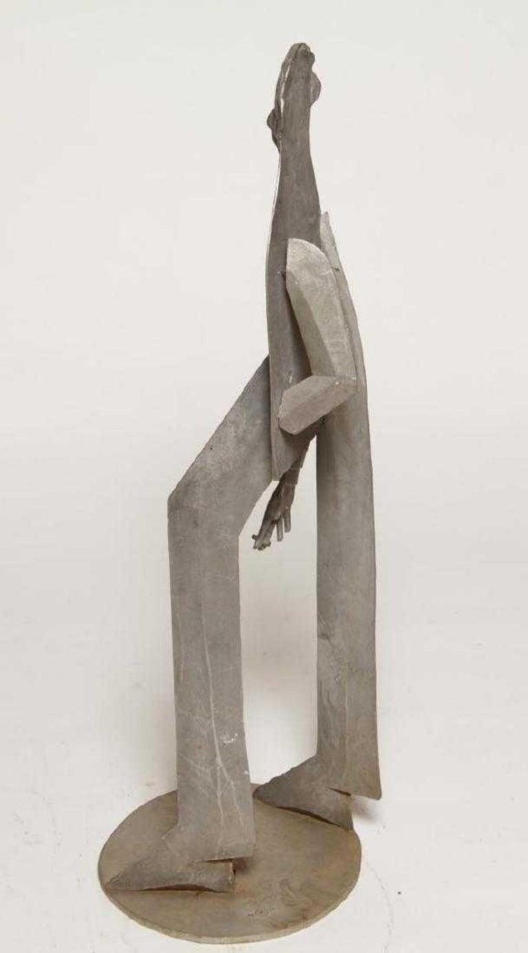 William King (b.1925) - 1960s Pop Art Unique Cast Aluminum Sculpture ...