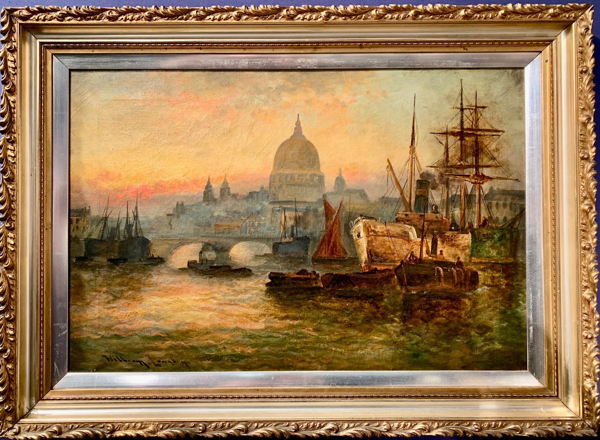 William Langley - 19th century English View of St.Pauls Cathedral from ...