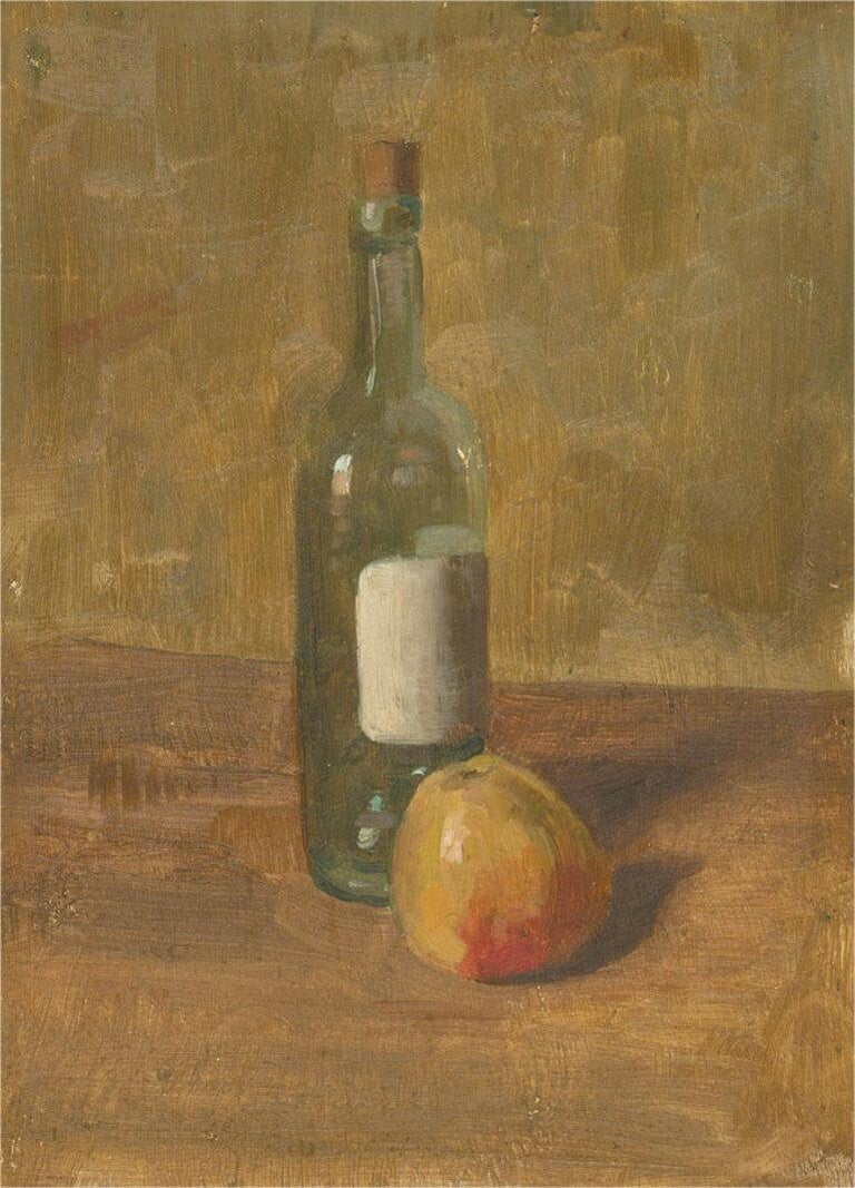 Attrib. William Linton - Double Sided Early 20th Century Oil, Apple ...