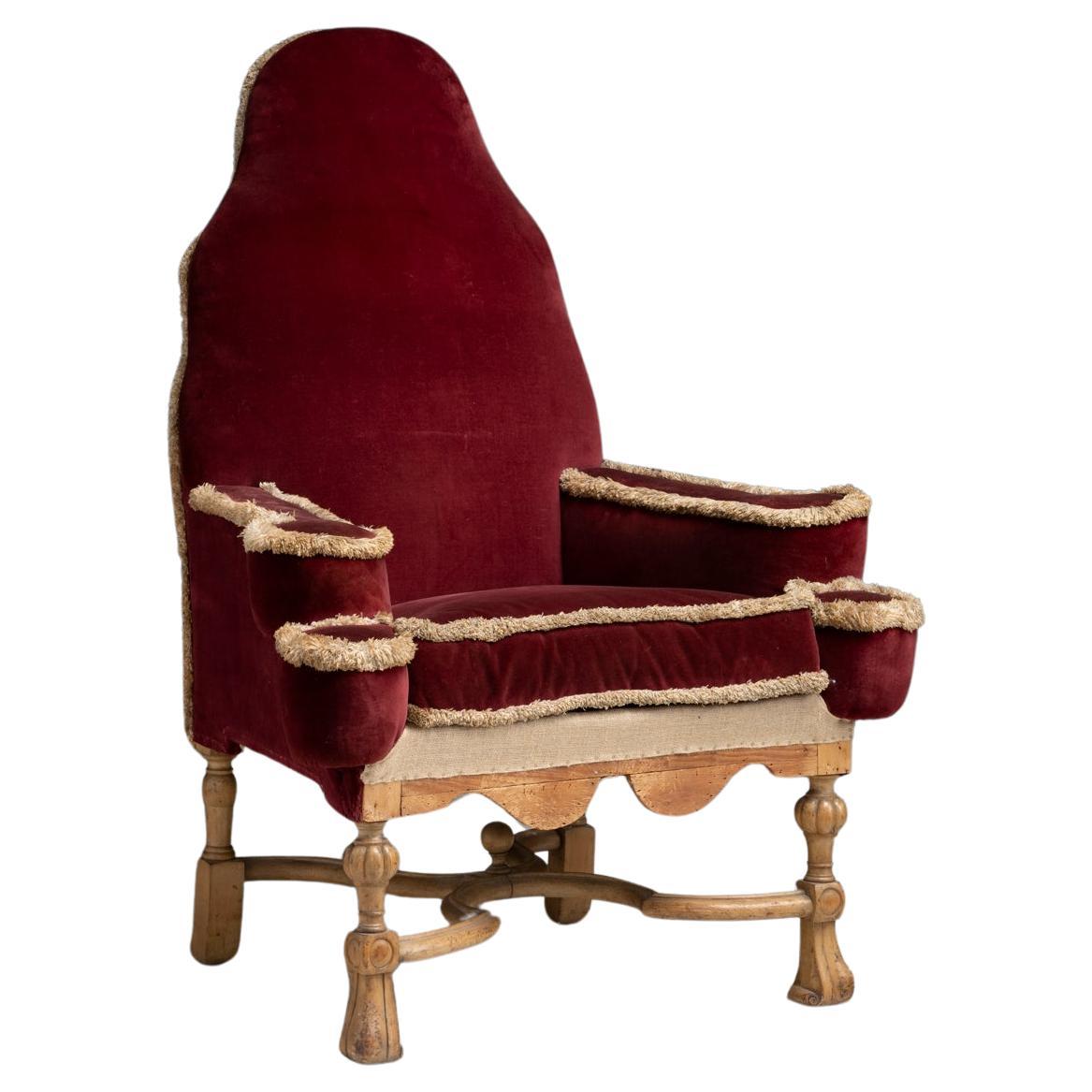 William and Mary Armchair, England circa 1920 For Sale at 1stDibs