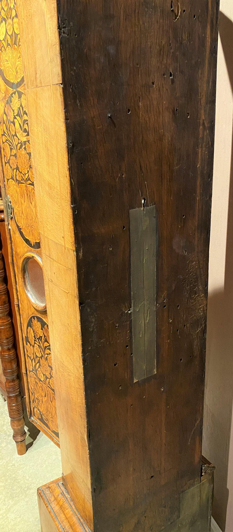 William and Mary Floral Marquetry 8-Day Longcase Clock by LeCount ...