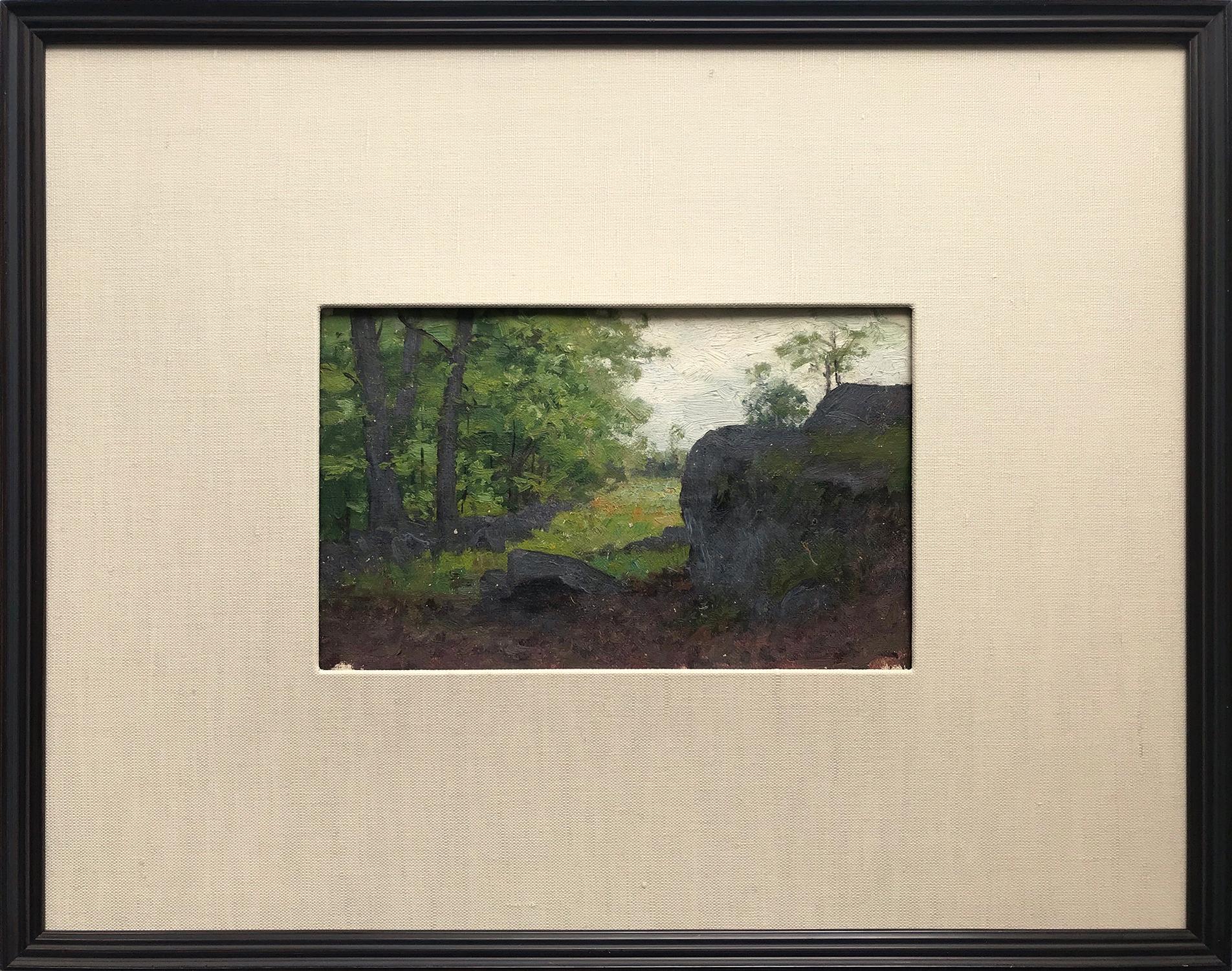 William Merritt Post - "Trees at the Cliff New Milford - PA ...