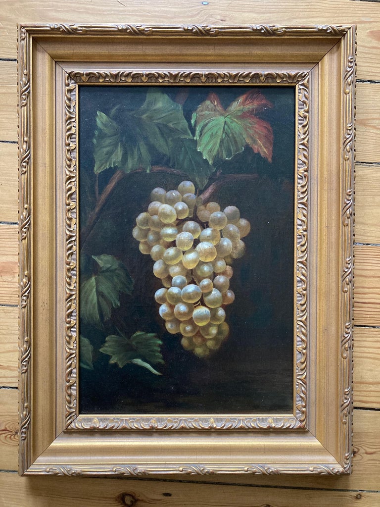 Circle of William Michael Harnet, Still life of grapes, F.W. Devoe ...