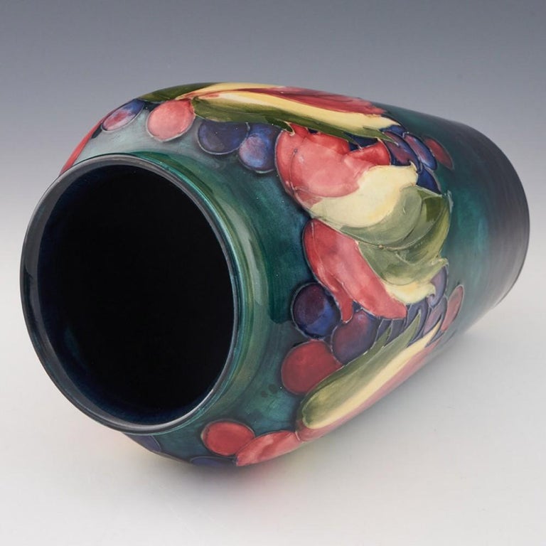 William Moorcroft Leaf and Berry Vase, c1935 For Sale at 1stDibs