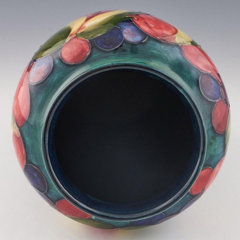 William Moorcroft Leaf and Berry Vase, c1935 For Sale at 1stDibs