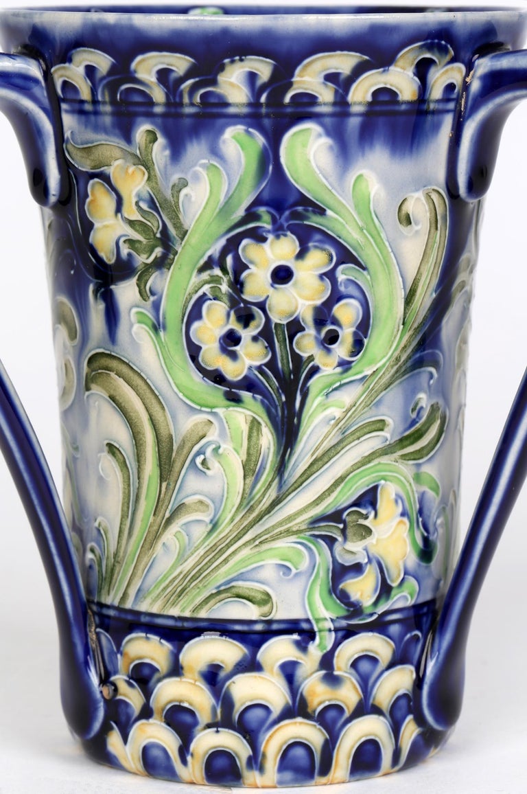 William Moorcroft MacIntyre Art Nouveau Tube Lined Florian Ware Loving ...