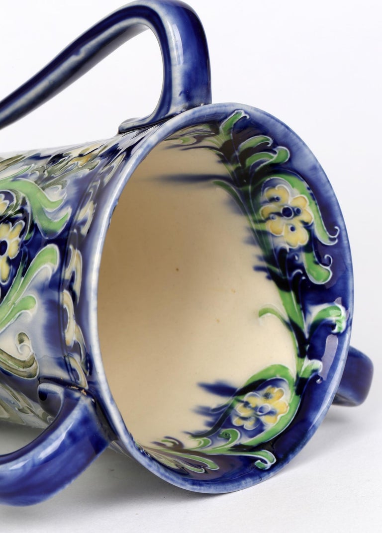 William Moorcroft MacIntyre Art Nouveau Tube Lined Florian Ware Loving ...