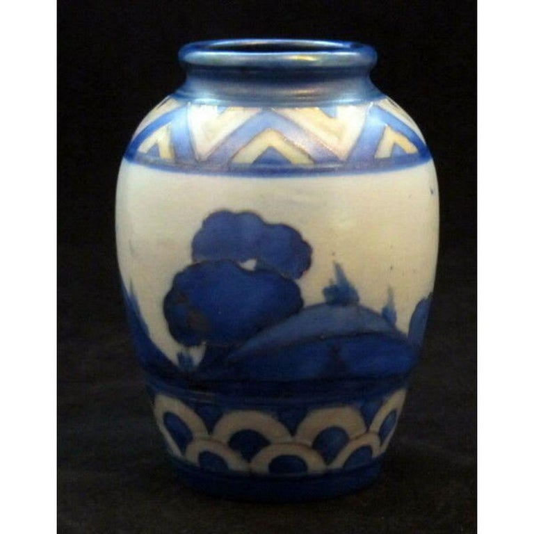 William Moorcroft Vase in the Dawn Design with a Lustrous Glaze, c 1930 ...