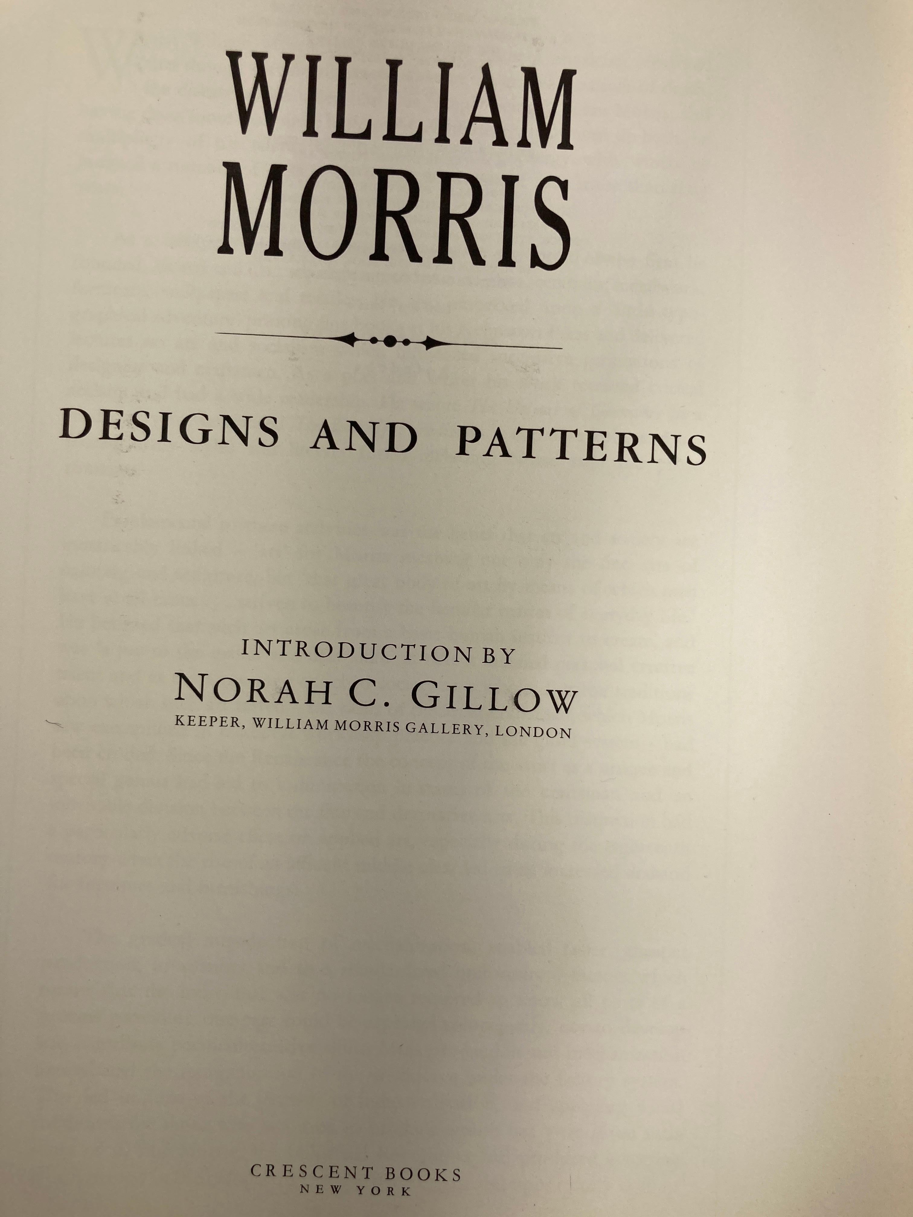 William Morris Full-Color Patterns and Designs Book by William Morris ...