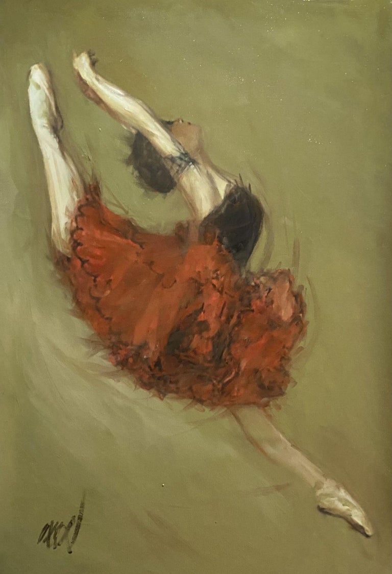 William Oxer F.R.S.A. - La Capucine, Painting, Oil on Canvas For Sale ...