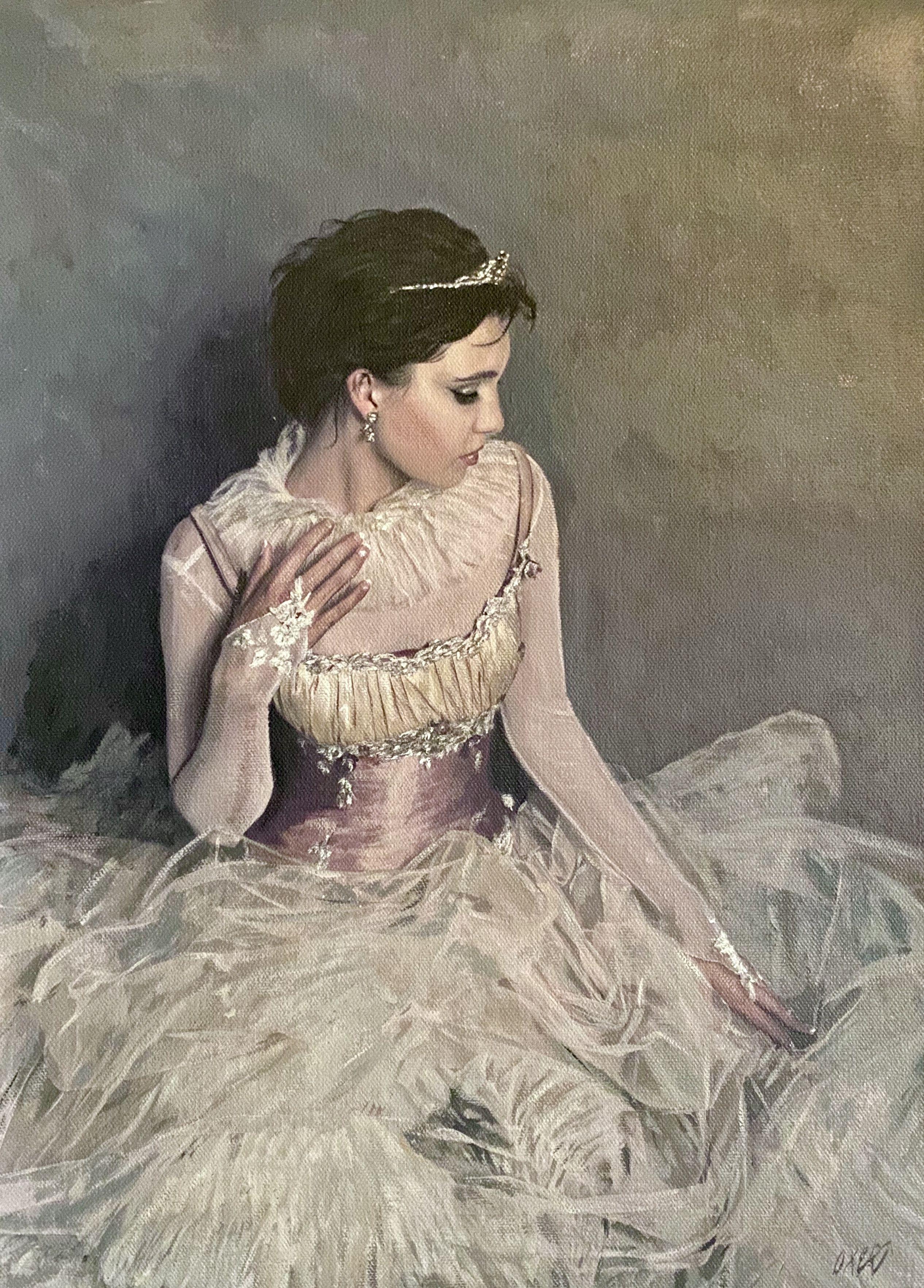 William Oxer F.R.S.A. - The Adored, Painting, Acrylic on Canvas For ...
