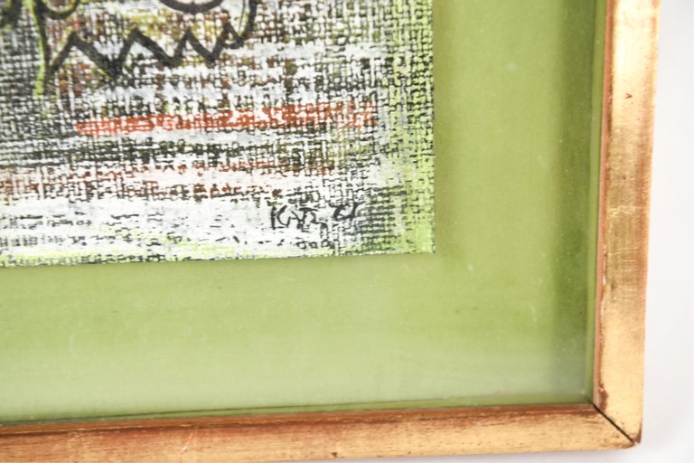 William P. Katz, "Embarrassed Over Walking the Dog" Acrylic and Ink on ...