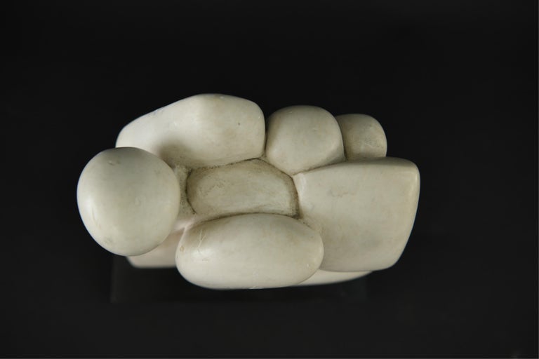 William P. Katz "Model Stone Figures" Abstract Marble Sculpture, 1970s ...