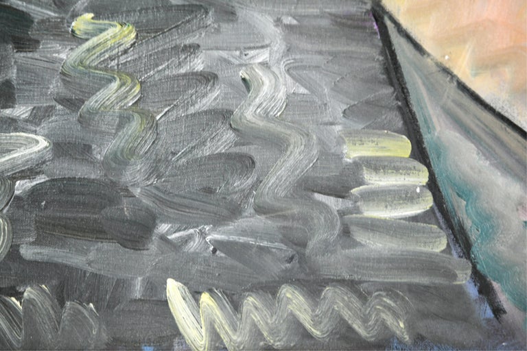 William P. Katz Oil on Canvas Portrait, 1991 For Sale at 1stDibs