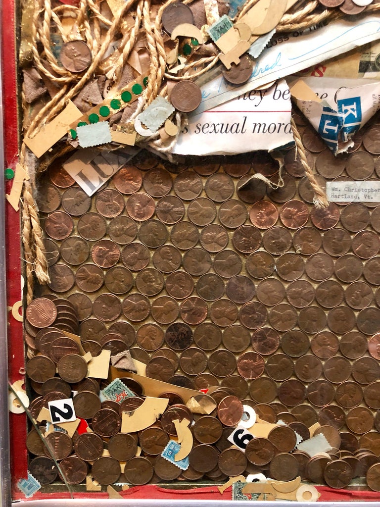 William R. Christopher - Assemblage Collage Painting/Sculpture with ...