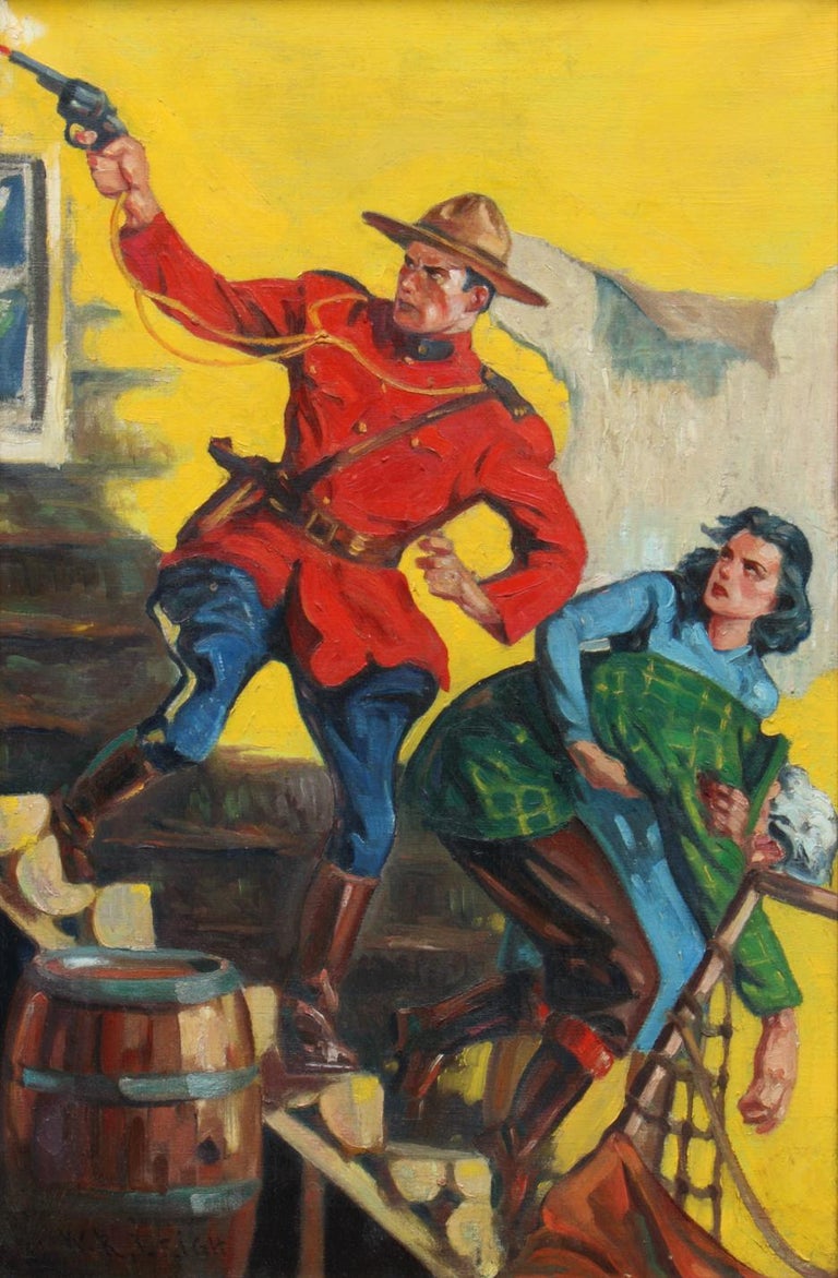 William R. Leigh - The Rescue For Sale at 1stDibs | the rescue painting ...